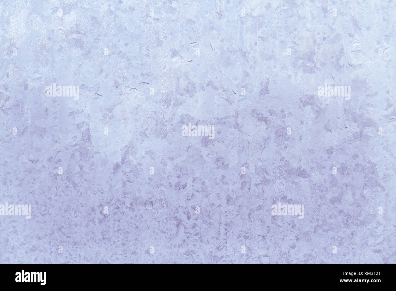 Frosty patterns on a frozen ice box in the early morning Stock Photo ...