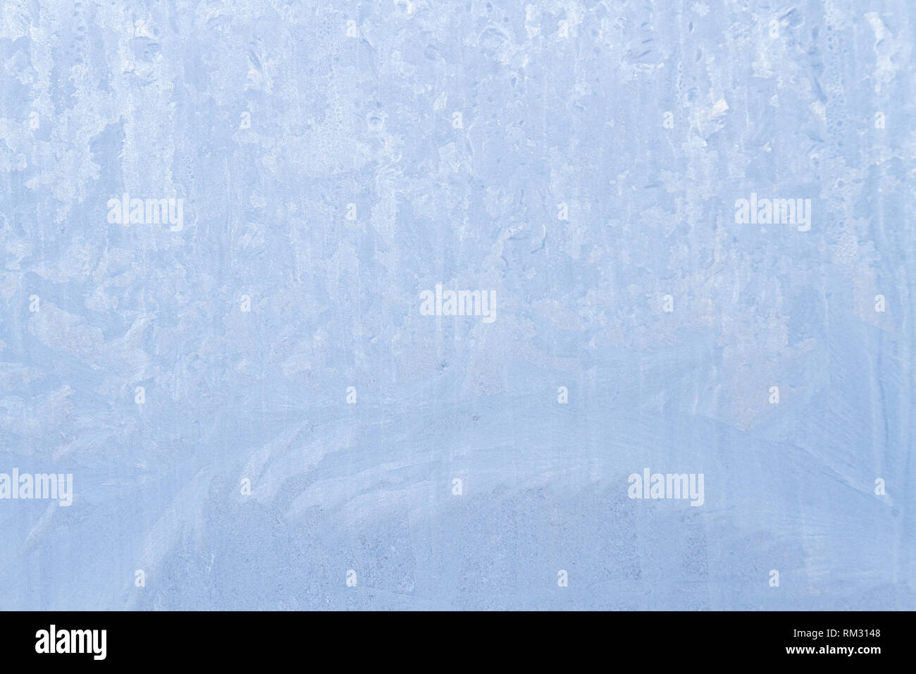 Frosty patterns on a frozen ice box in the early morning Stock Photo ...