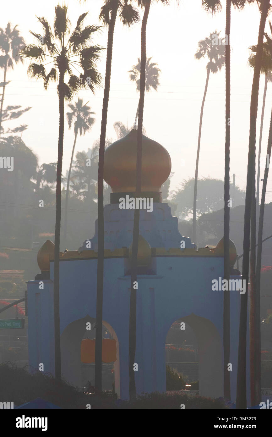 Self Realization Fellowship building on the main street of Encinitas ...