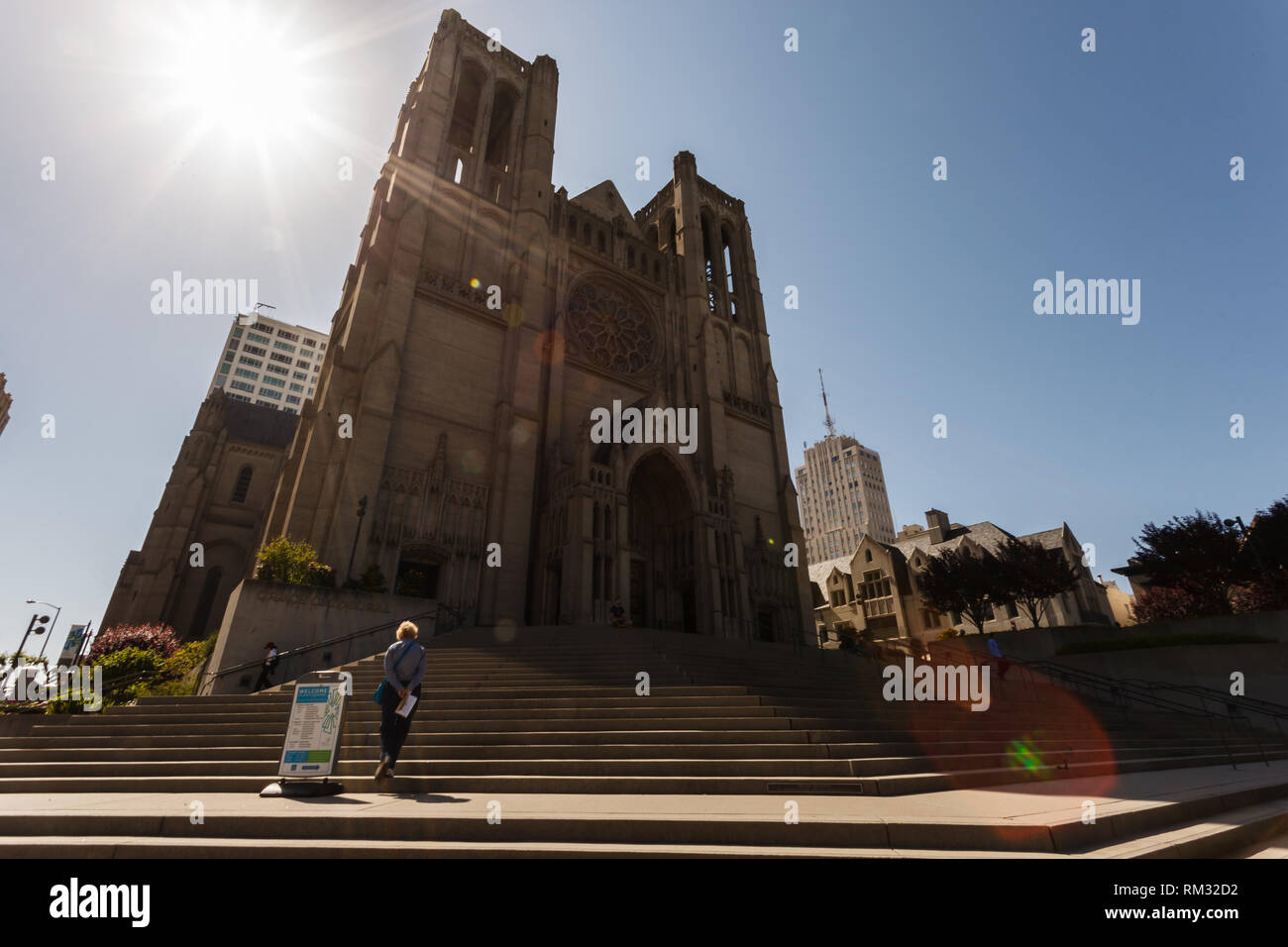 Cathedral in San Francisco Stock Photo - Alamy