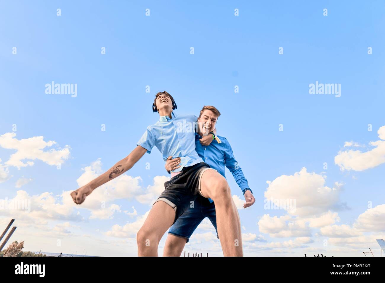 Best friends male only adult hi-res stock photography and images - Alamy