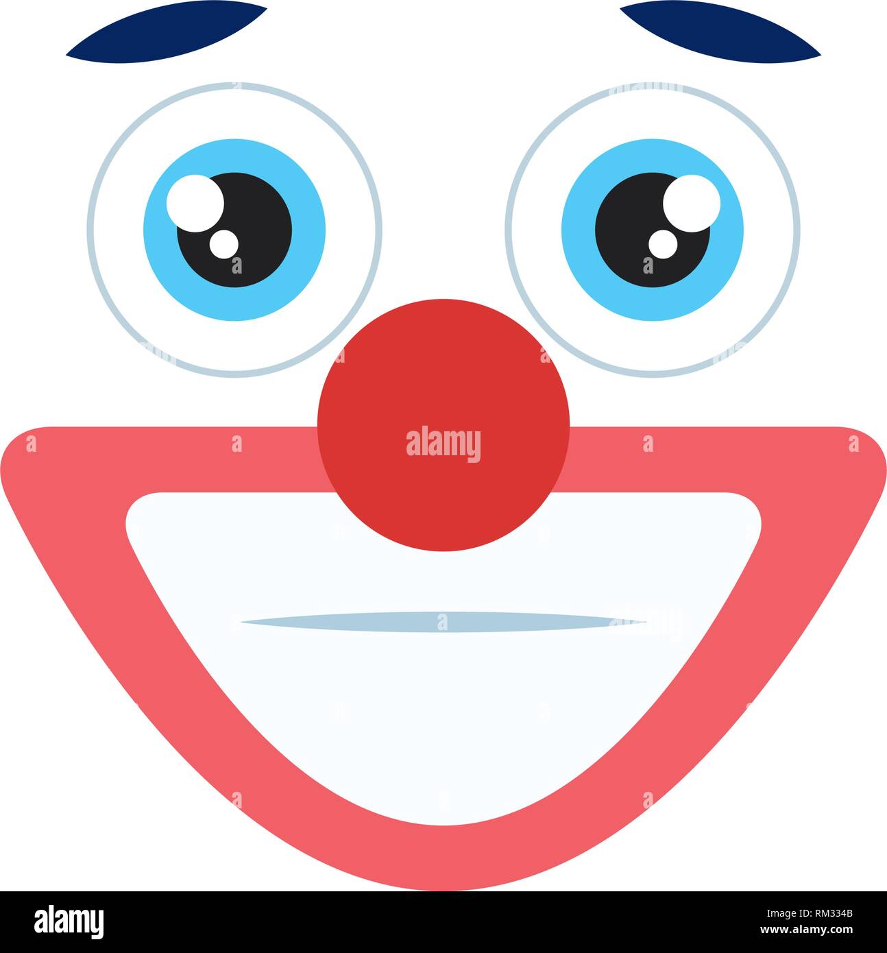 Clown cartoon emoji emoticon smiley hi-res stock photography and images ...
