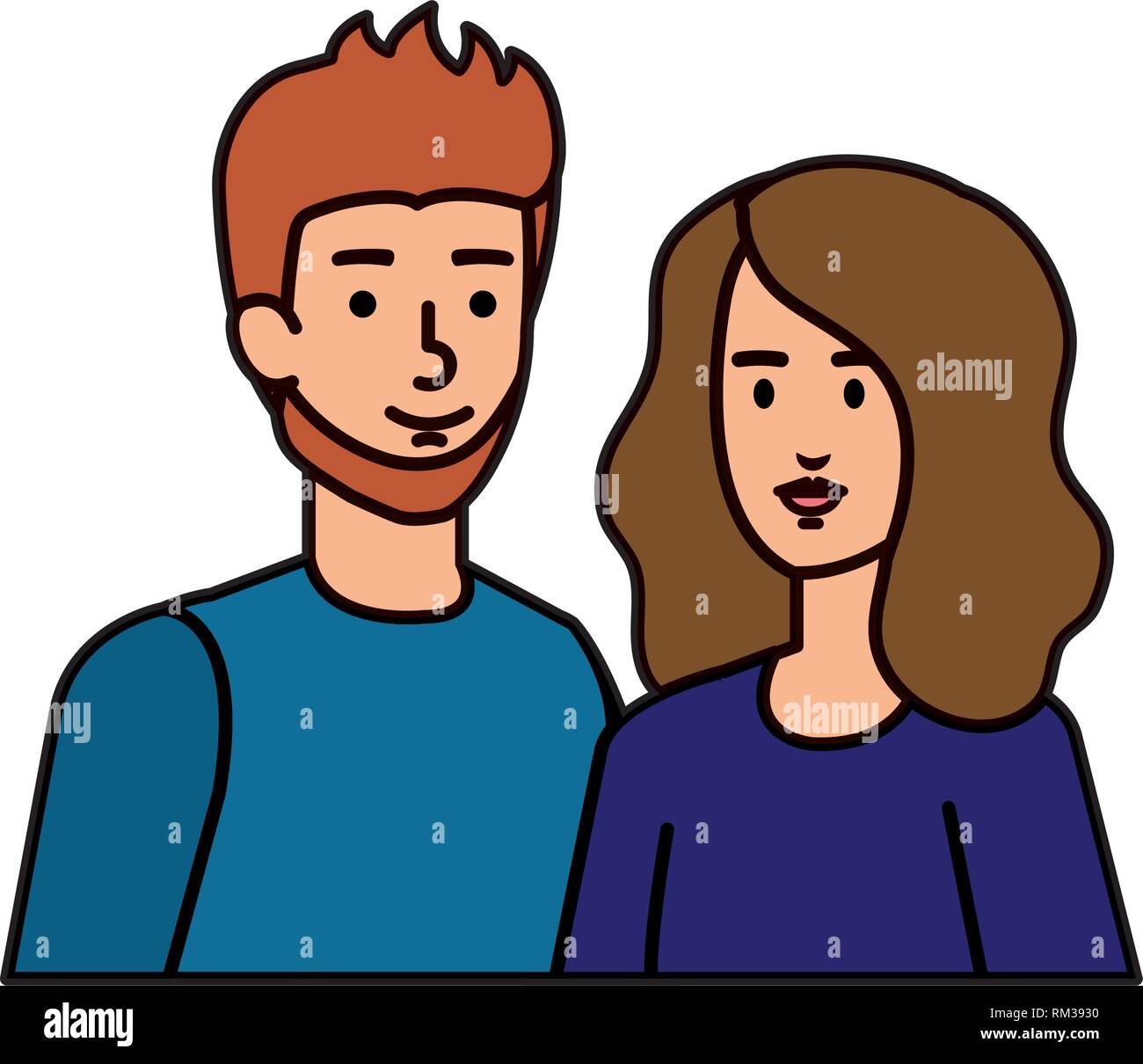 couple avatar characters icons Stock Vector Image & Art - Alamy