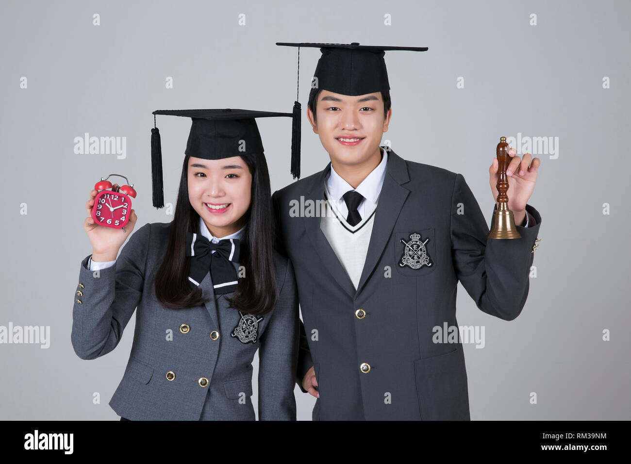 High school graduation korea hi-res stock photography and images - Alamy
