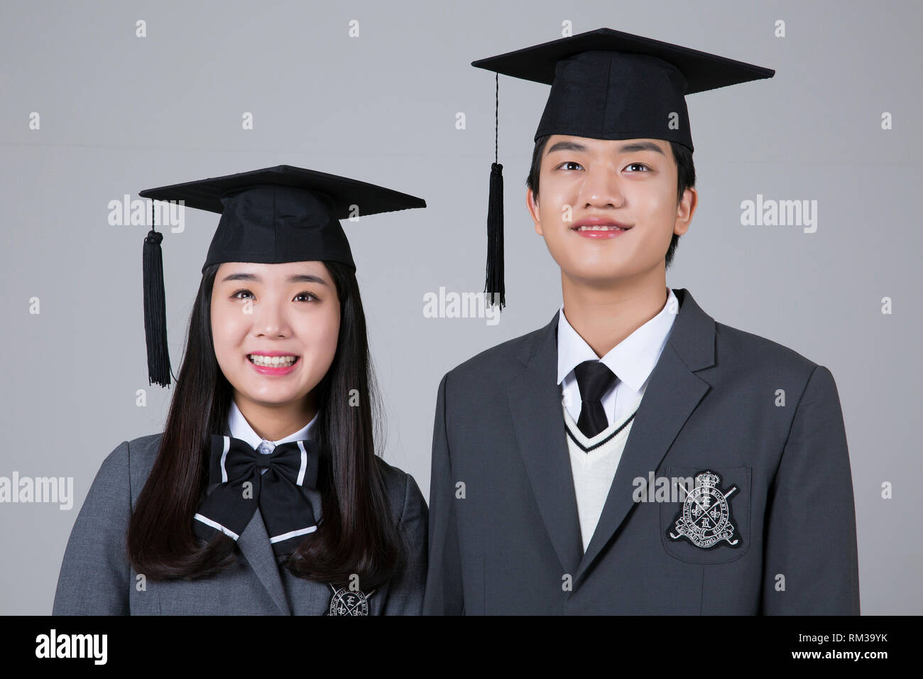 High school graduation korea hi-res stock photography and images - Alamy
