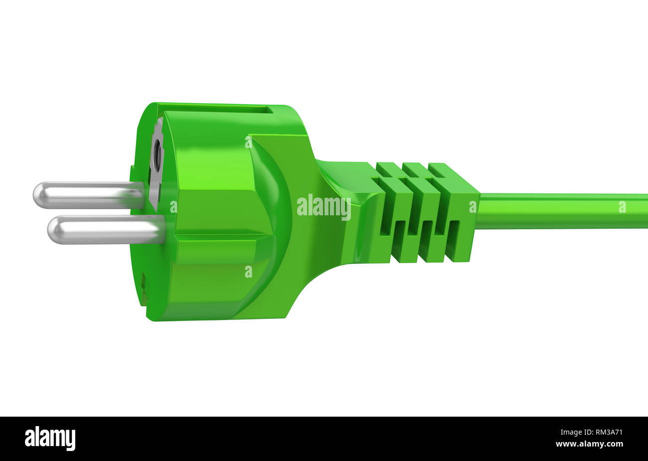 Power Plug Isolated Stock Photo - Alamy