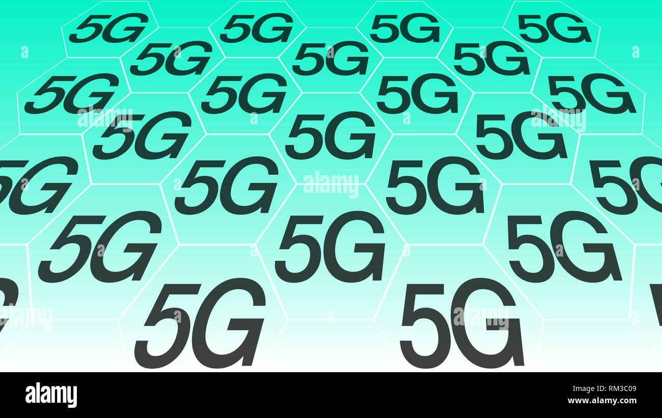 Cellular mobile communications new high data rate 5G technology Stock ...