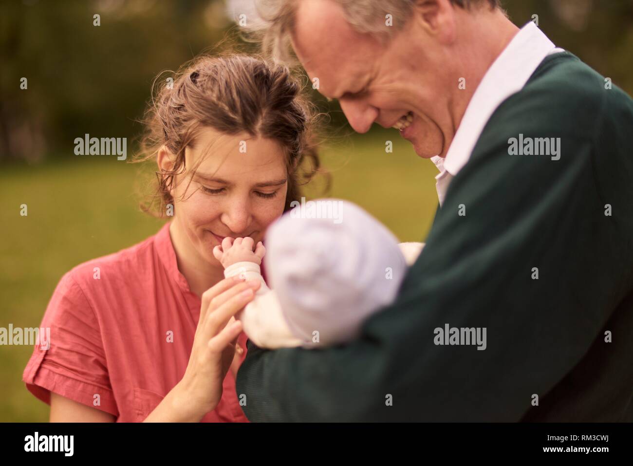 Couple age difference child hi-res stock photography and images - Alamy
