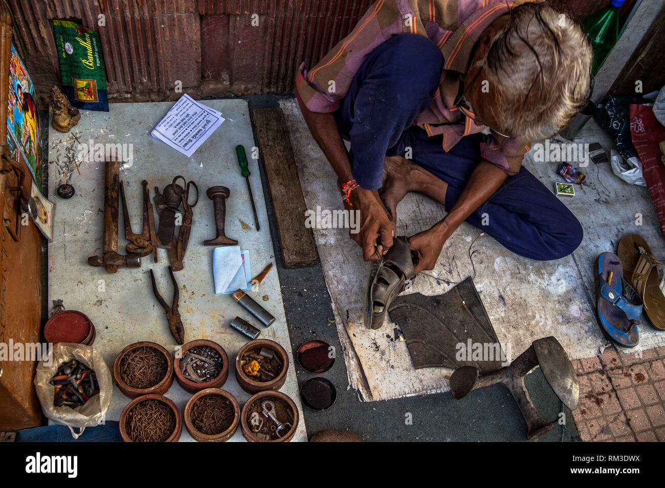 Indian cobbler hi-res stock photography and images - Alamy