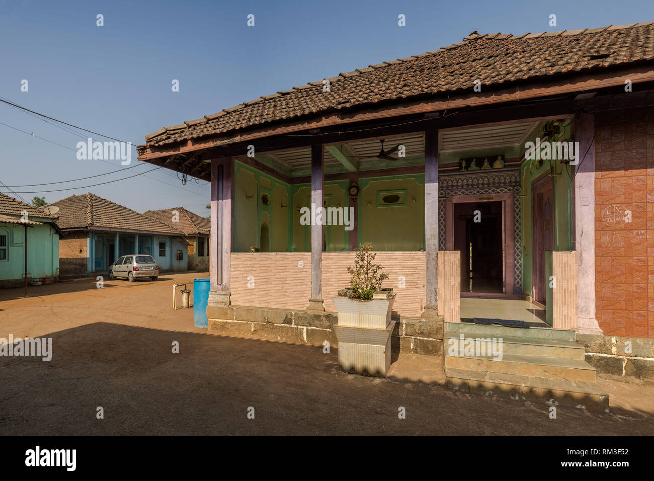 Devloli village houses, Badlapur, Thane, Maharashtra, India, Asia Stock ...