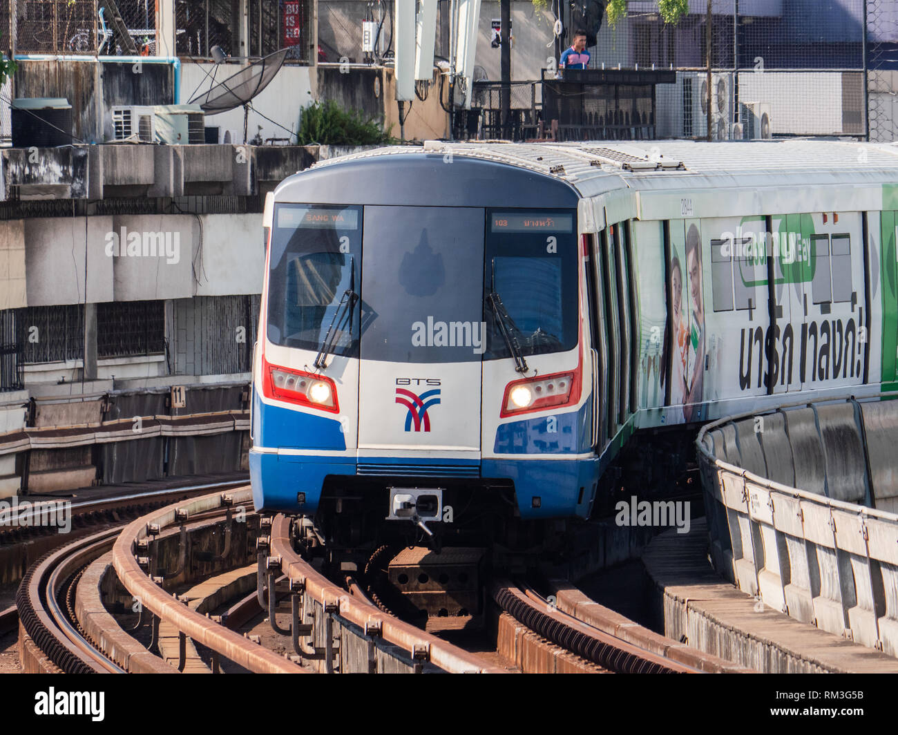 Bts skytrain station bangkok thailand hi-res stock photography and ...