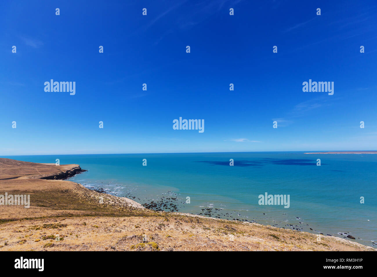 Patagonian Atlantic Coast in Argentina Stock Photo - Alamy
