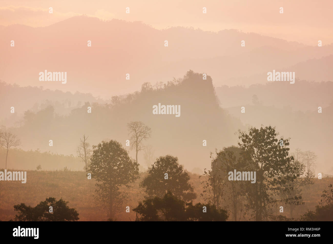 Rural landscapes in Northern Thailand Stock Photo - Alamy