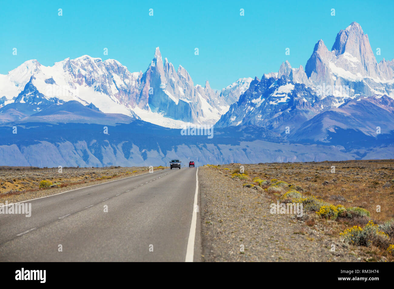 Patagonia landscapes in Southern Argentina Stock Photo - Alamy