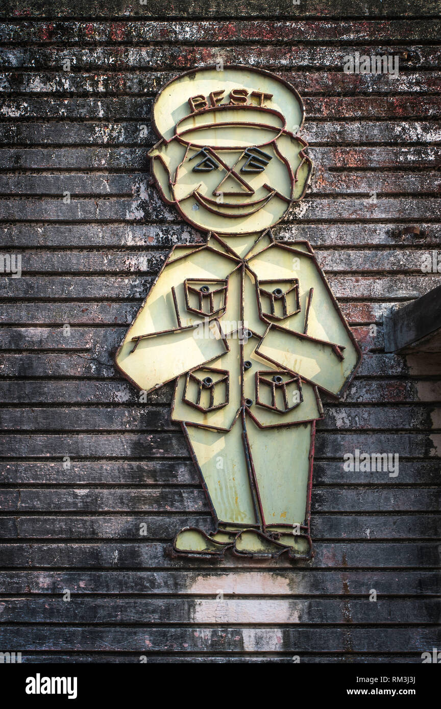 BEST bus driver sculpture, Mumbai, Maharashtra, India, Asia Stock Photo ...