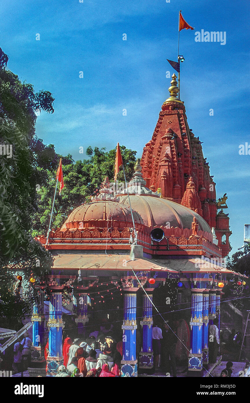 Lord Brahma temple, Pushkar, Rajasthan, India, Asia Stock Photo - Alamy