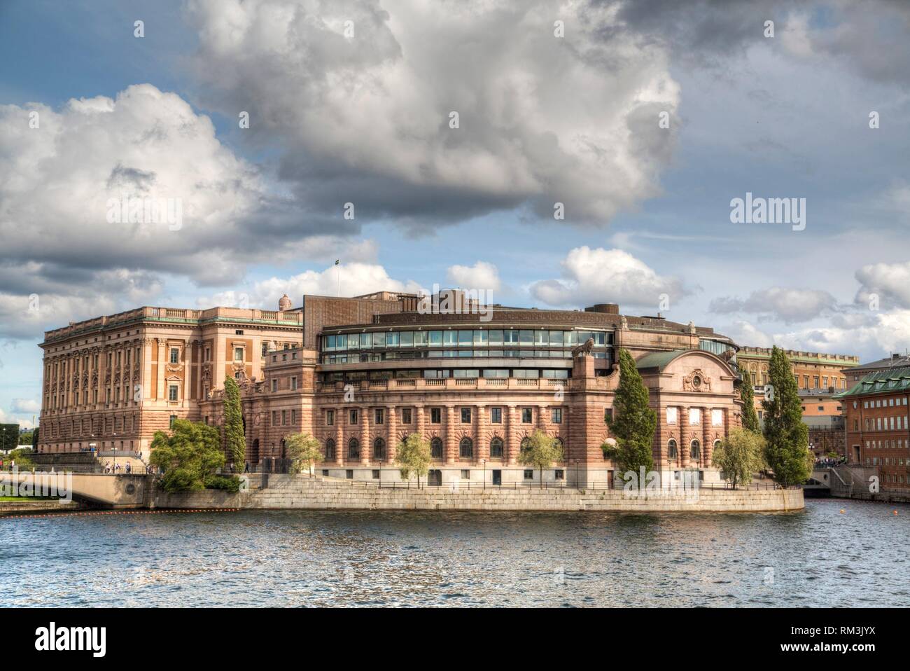 Swedish Parliament Building, Gamla Stan, Stockholm, Sweden Stock Photo - Alamy