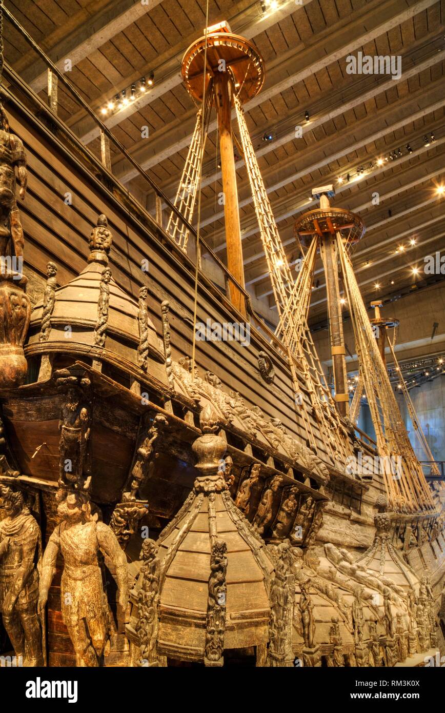 Vasa ship inside vasa museum hi-res stock photography and images - Alamy
