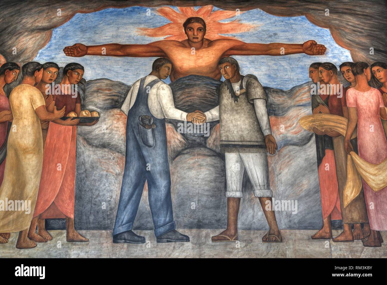 Diego Rivera Mexico City Education High Resolution Stock Photography ...