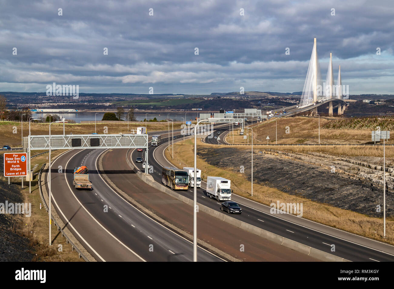 M9 motorway hi-res stock photography and images - Alamy