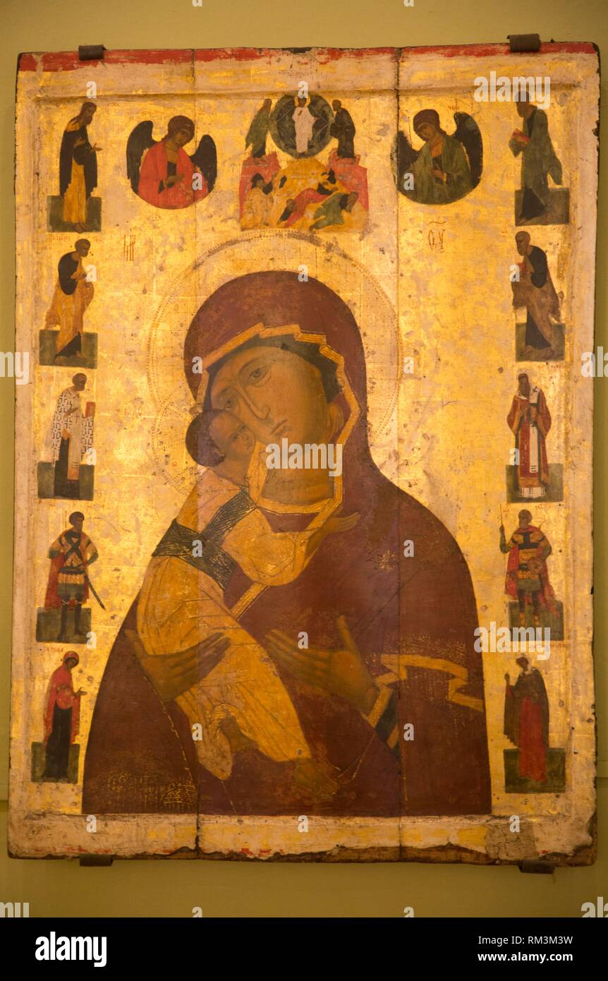 Mary and jesus russian icon hi-res stock photography and images - Alamy