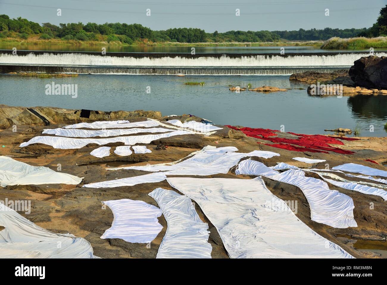 Drying clothes rock hi-res stock photography and images - Alamy