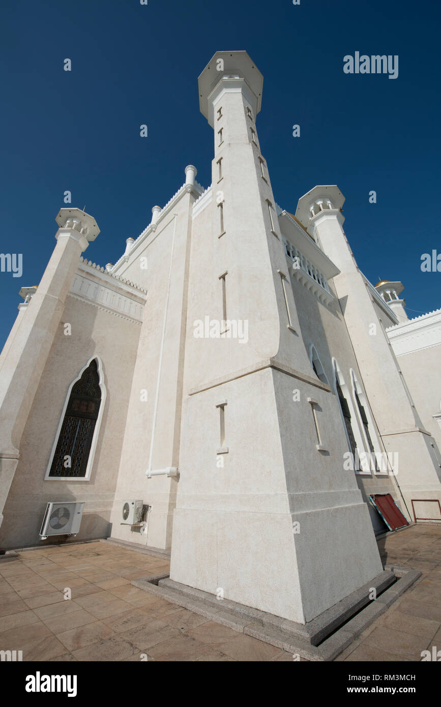 Sultan Omar Ali Saifuddien Mosque, corner, Bandar Seri Begawan, Brunei ...