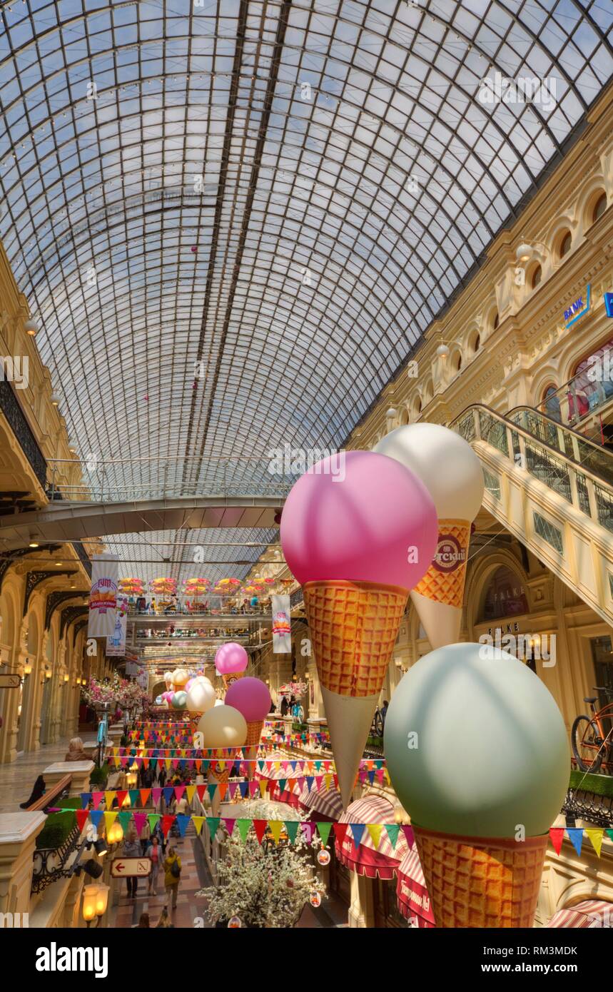 Inside Gum Department Store Russia High Resolution Stock Photography ...