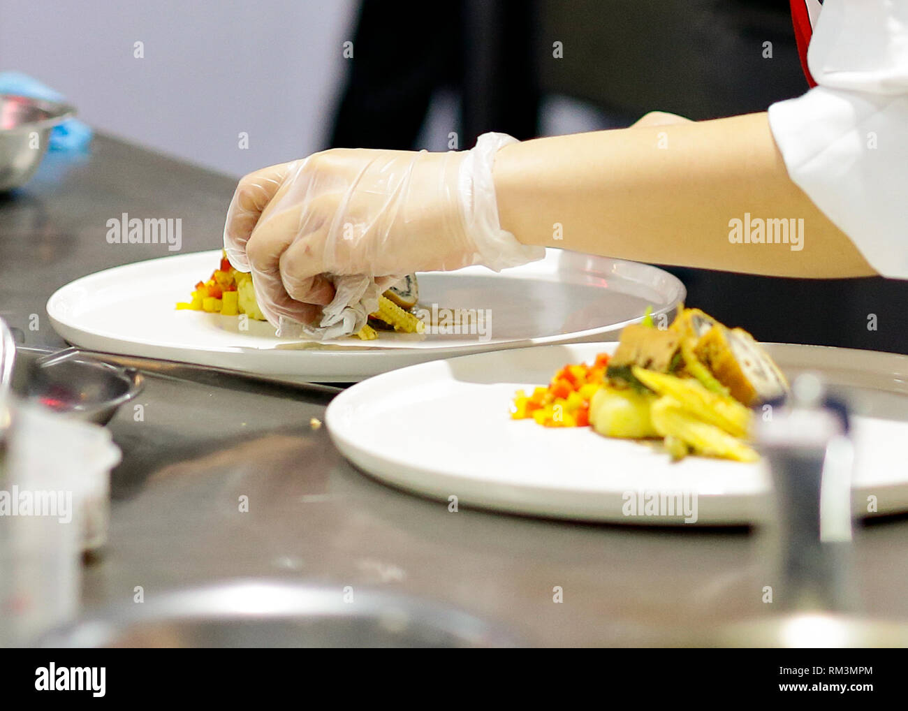 Chef preparing food, meal, in the kitchen, chef cooking, Chef ...