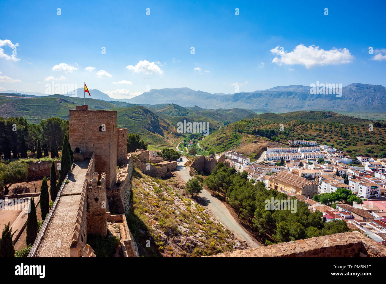 View over rooftops from the citadel ramparts hi-res stock photography ...