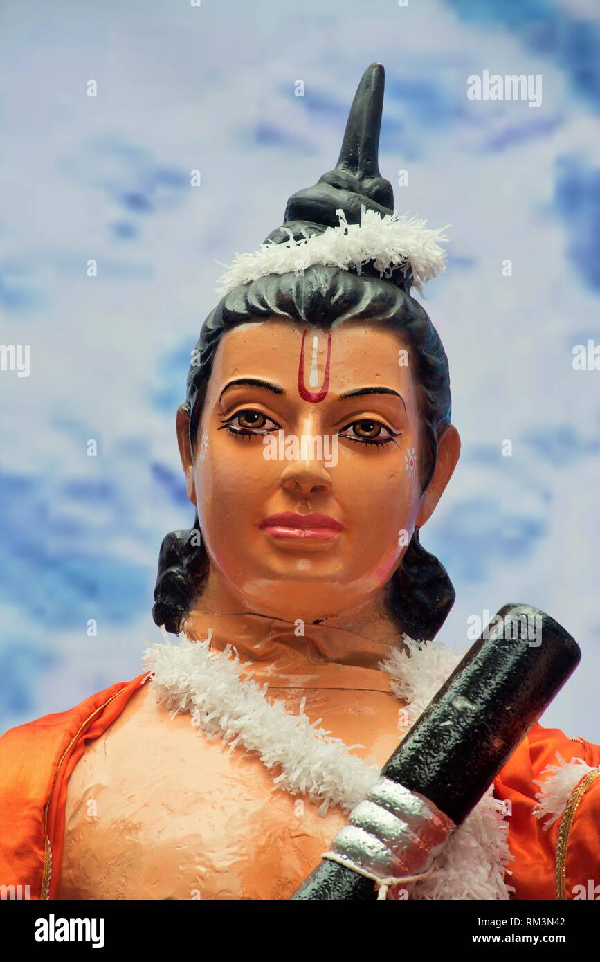 Idol of Narada decoration for Ganpati festival, Pune, Maharashtra ...