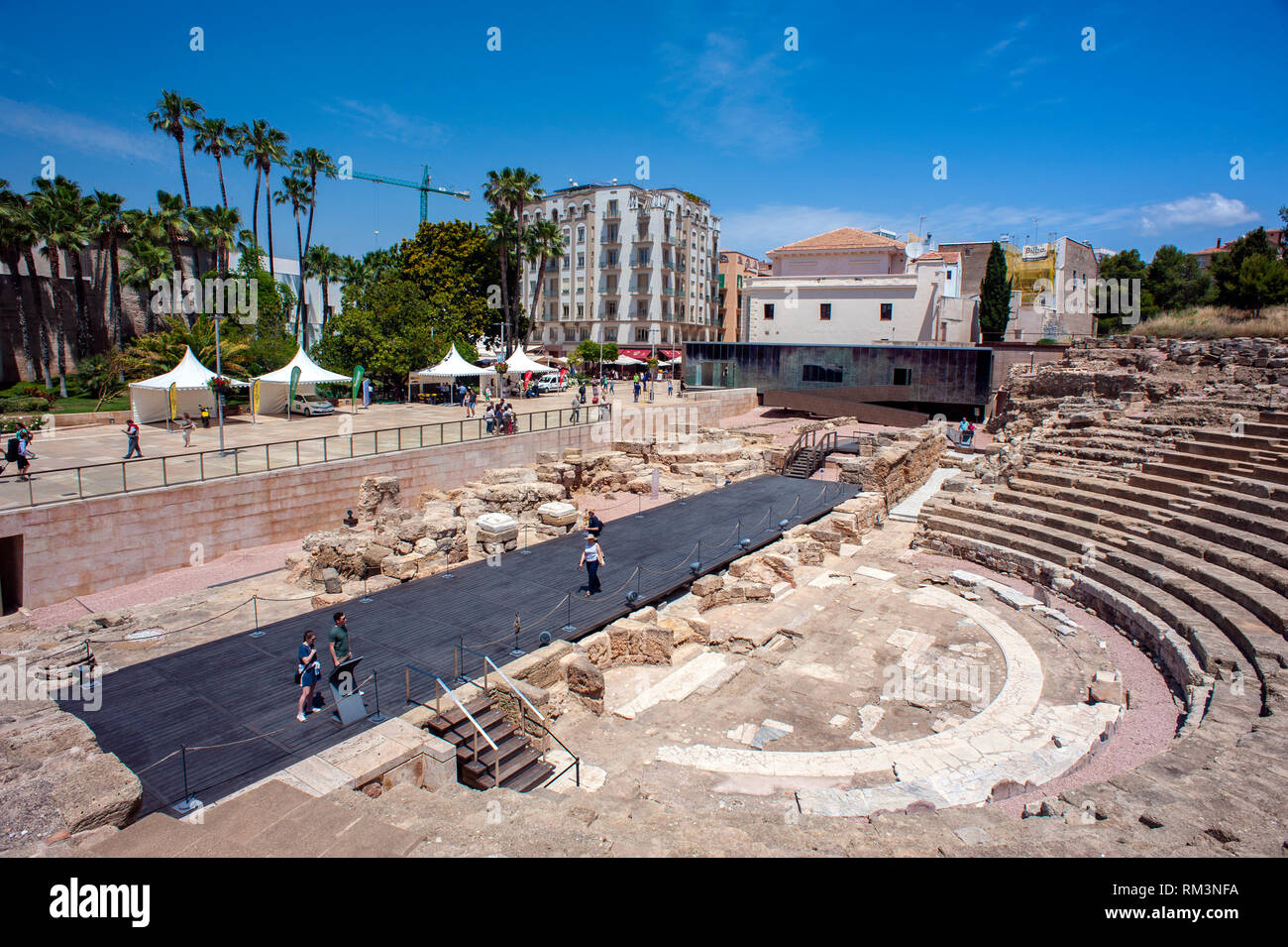Roman amphitheatre archeological malaga spain amphitheater archaeology ...