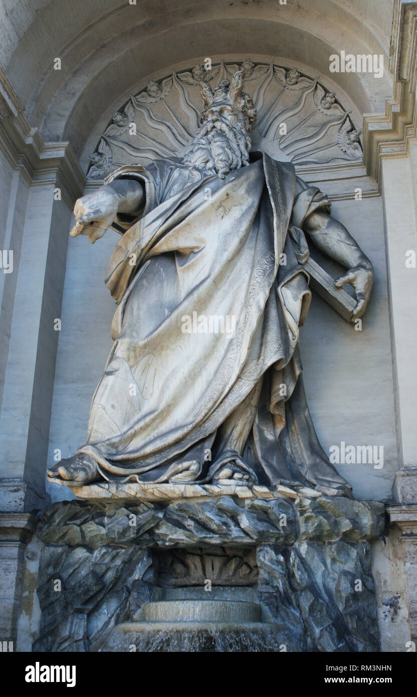 Fountain of the acqua felice hi-res stock photography and images - Alamy