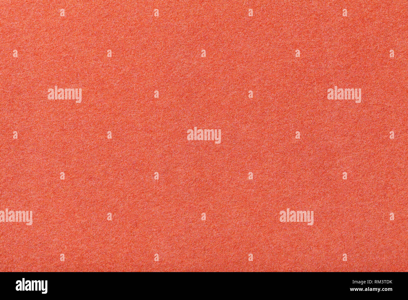 Dark orange matte background of suede fabric, closeup. Velvet texture ...