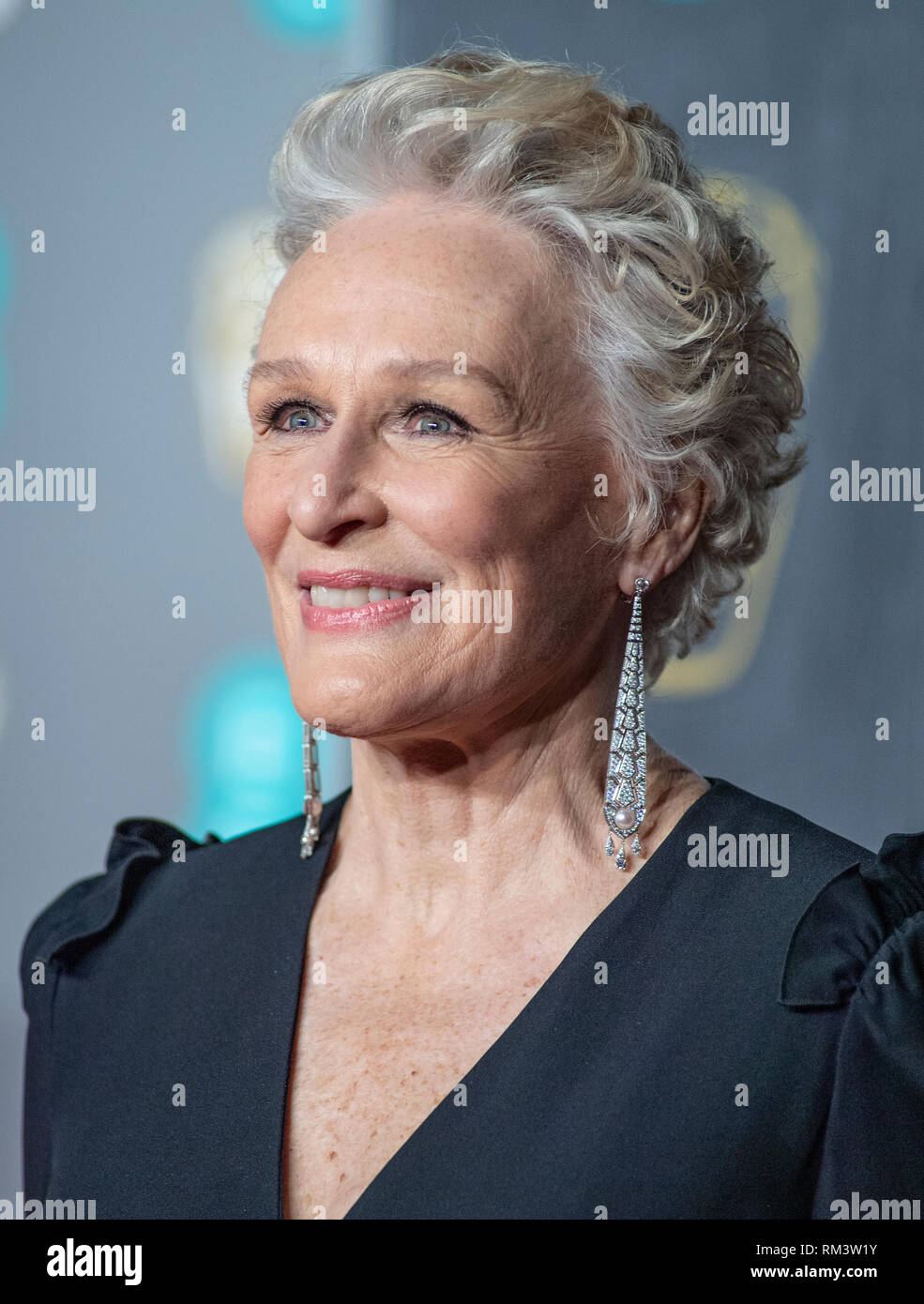Glenn Close attends the EE British Academy Film Awards at the Royal ...