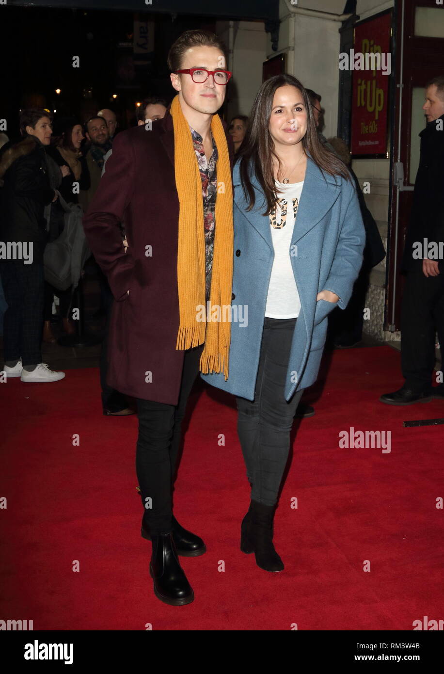 Tom and Giovanna Fletcher at the Rip It Up Press Night at the Garrick ...