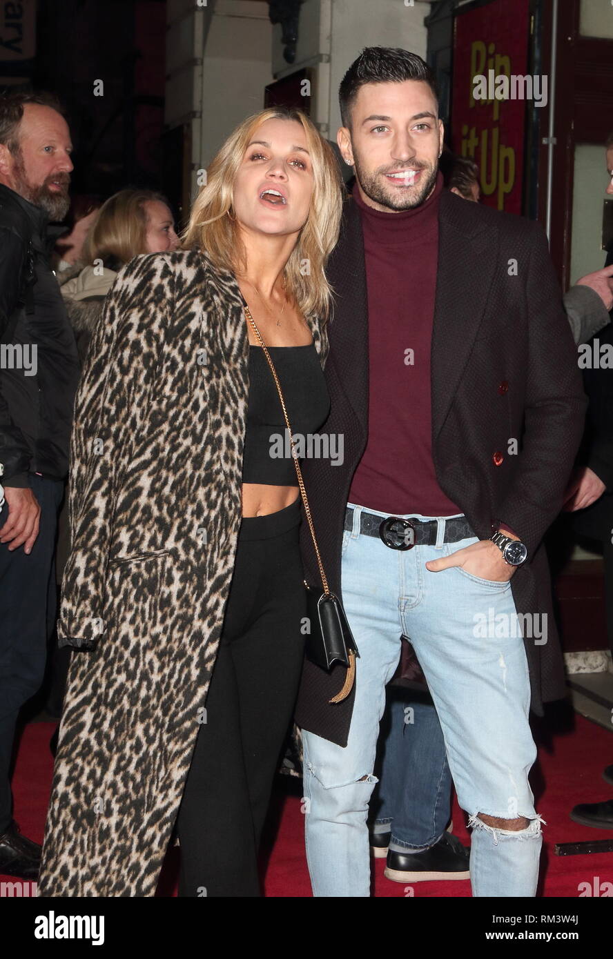 Giovanni Pernice and Ashley Roberts at the Rip It Up Press Night at the ...