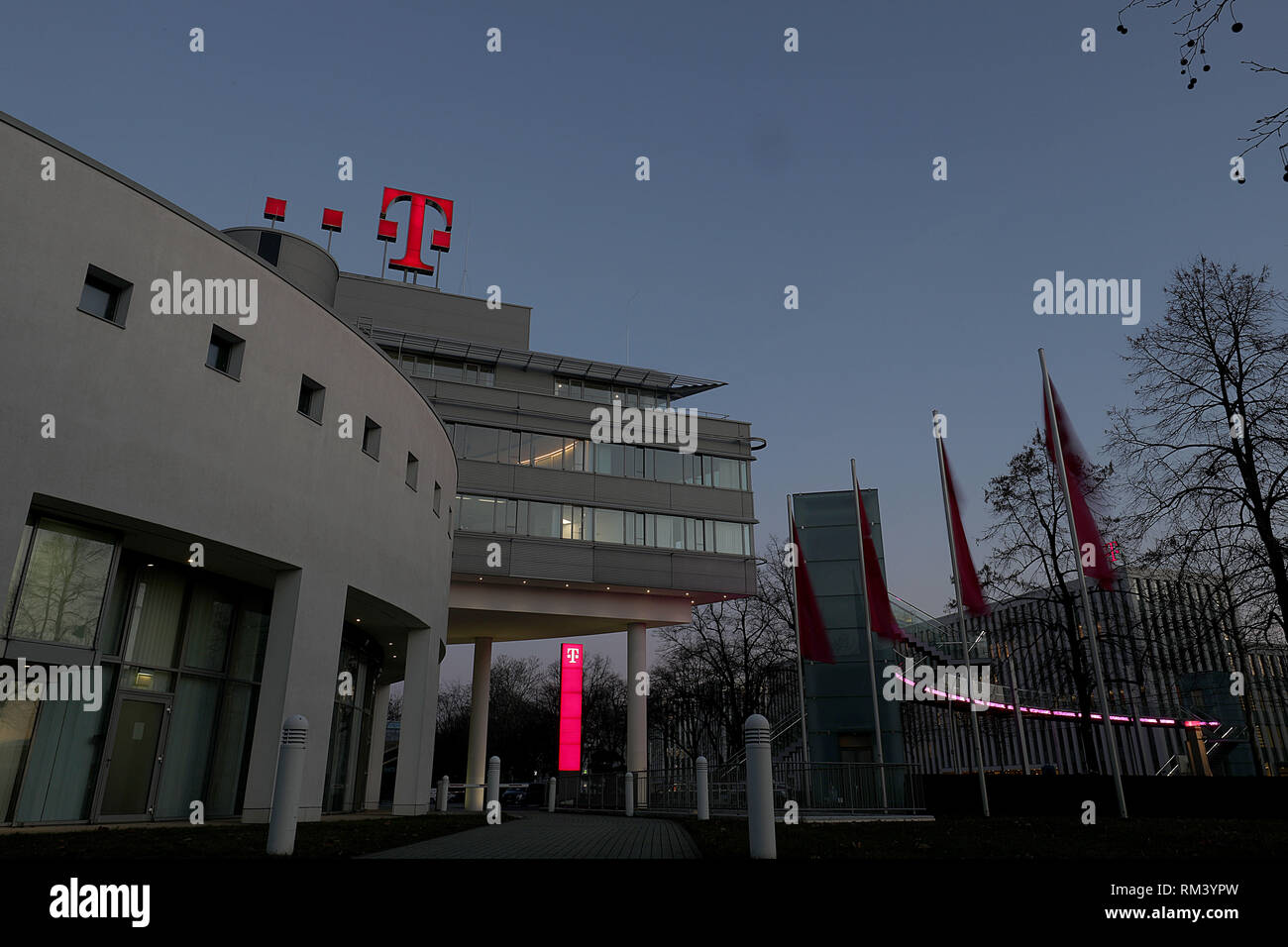 Corporate headquarters deutsche telekom bonn hi-res stock photography ...
