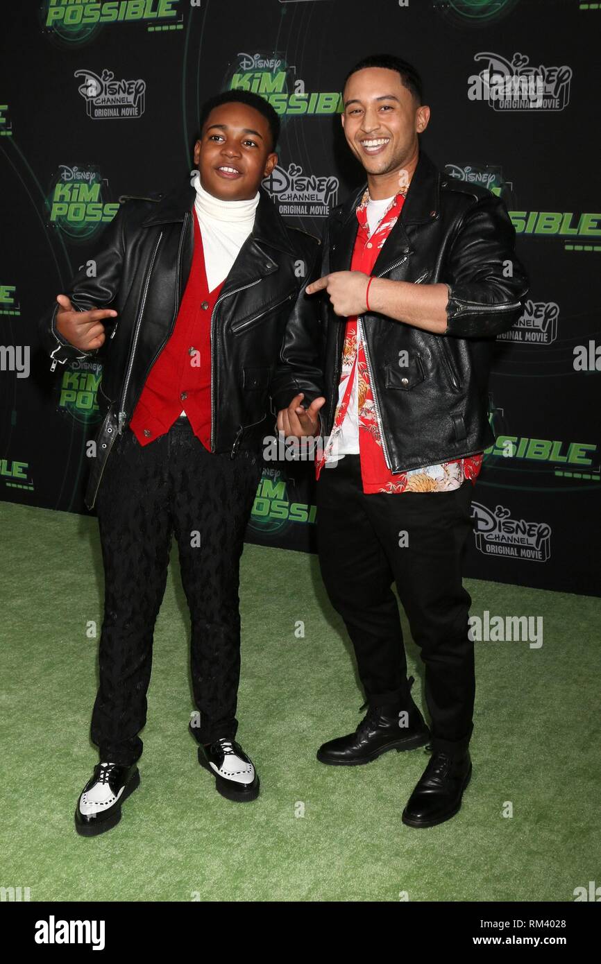 Los Angeles, CA, USA. 12th Feb, 2019. Isaac Ryan Brown, Tahj Mowry at ...