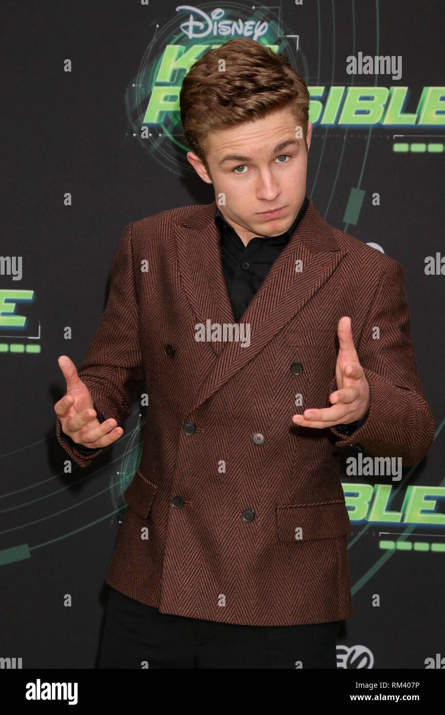 Los Angeles, CA, USA. 12th Feb, 2019. Sean Giambrone at arrivals for ...