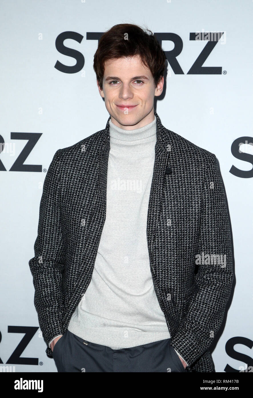 Los Angeles, Ca, USA. 12th Feb, 2019. Ruairi O'Conner, at the STARZ TCA ...