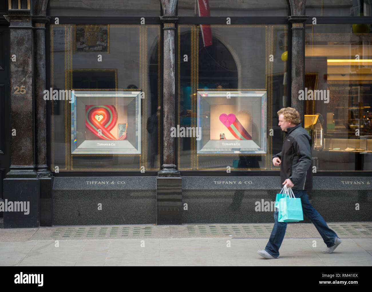 Valentines day window display in hi-res stock photography and images ...