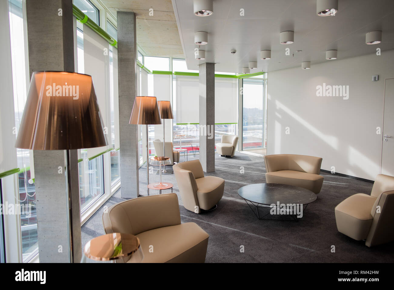 13 February 2019, North Rhine-Westphalia, Düsseldorf: View of Uniper's ...