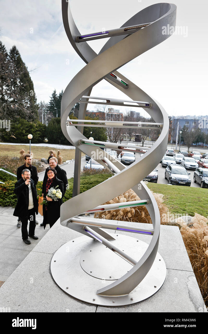 Czech Science Academy President Eva Zazimalova and cell physiologist ...