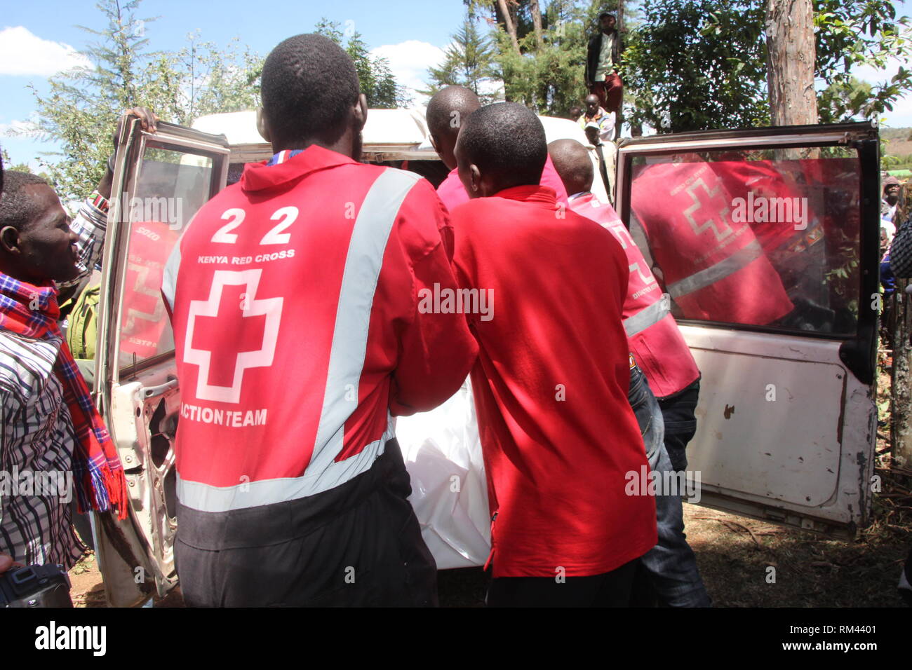 Kenyan red cross hi-res stock photography and images - Alamy