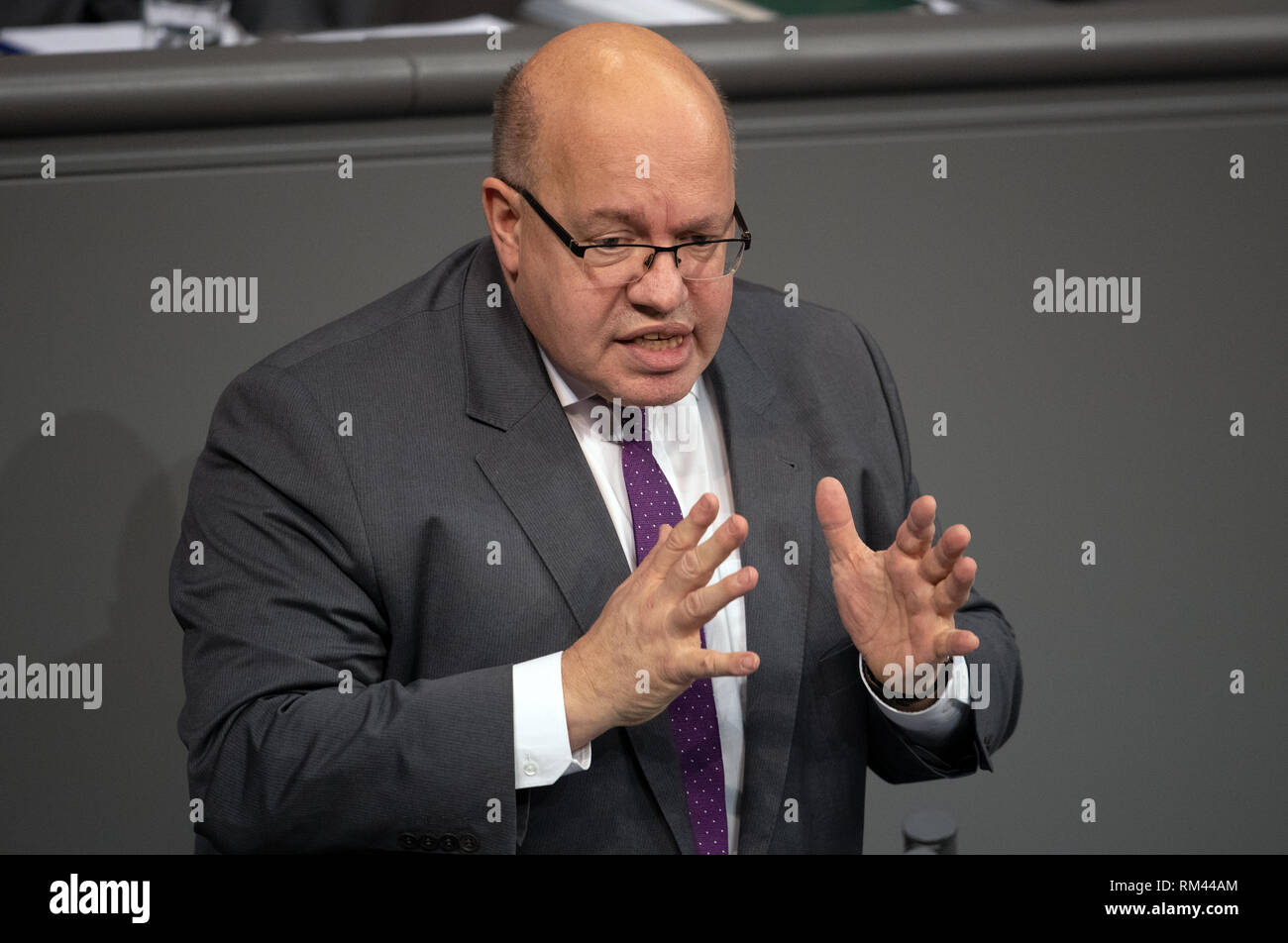 Berlin, Germany. 13th Feb, 2019. Peter Altmaier (CDU), Federal Minister ...