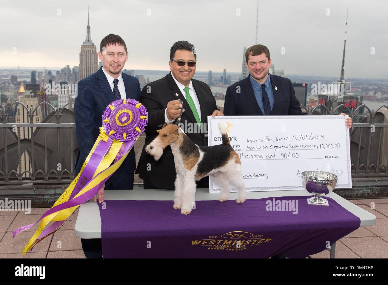 New York, NY, USA. 13th Feb, 2019. Warren Bradley, King, Gabriel Rangel ...