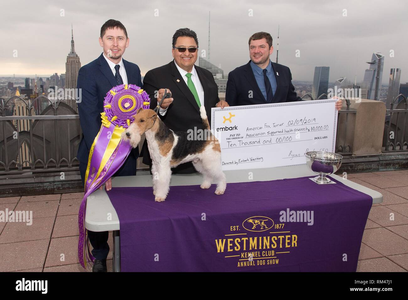 New York, NY, USA. 13th Feb, 2019. Warren Bradley, King, Gabriel Rangel ...