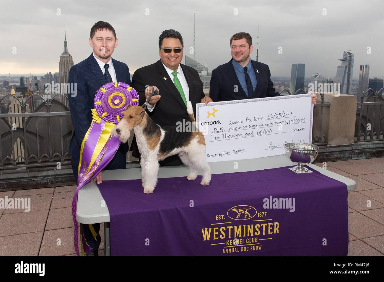New York, NY, USA. 13th Feb, 2019. Warren Bradley, King, Gabriel Rangel ...