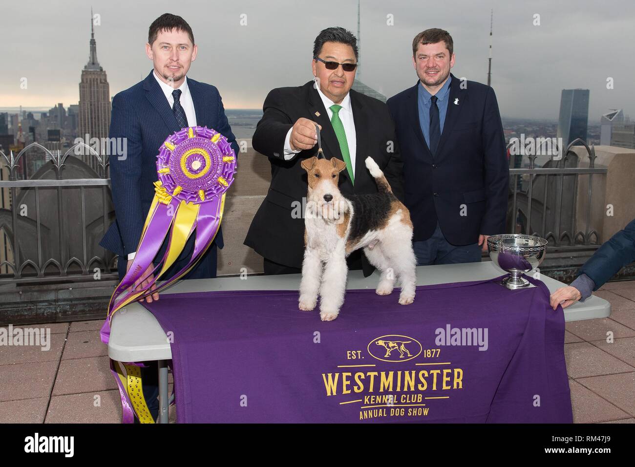 New York, NY, USA. 13th Feb, 2019. Warren Bradley, King, Gabriel Rangel ...